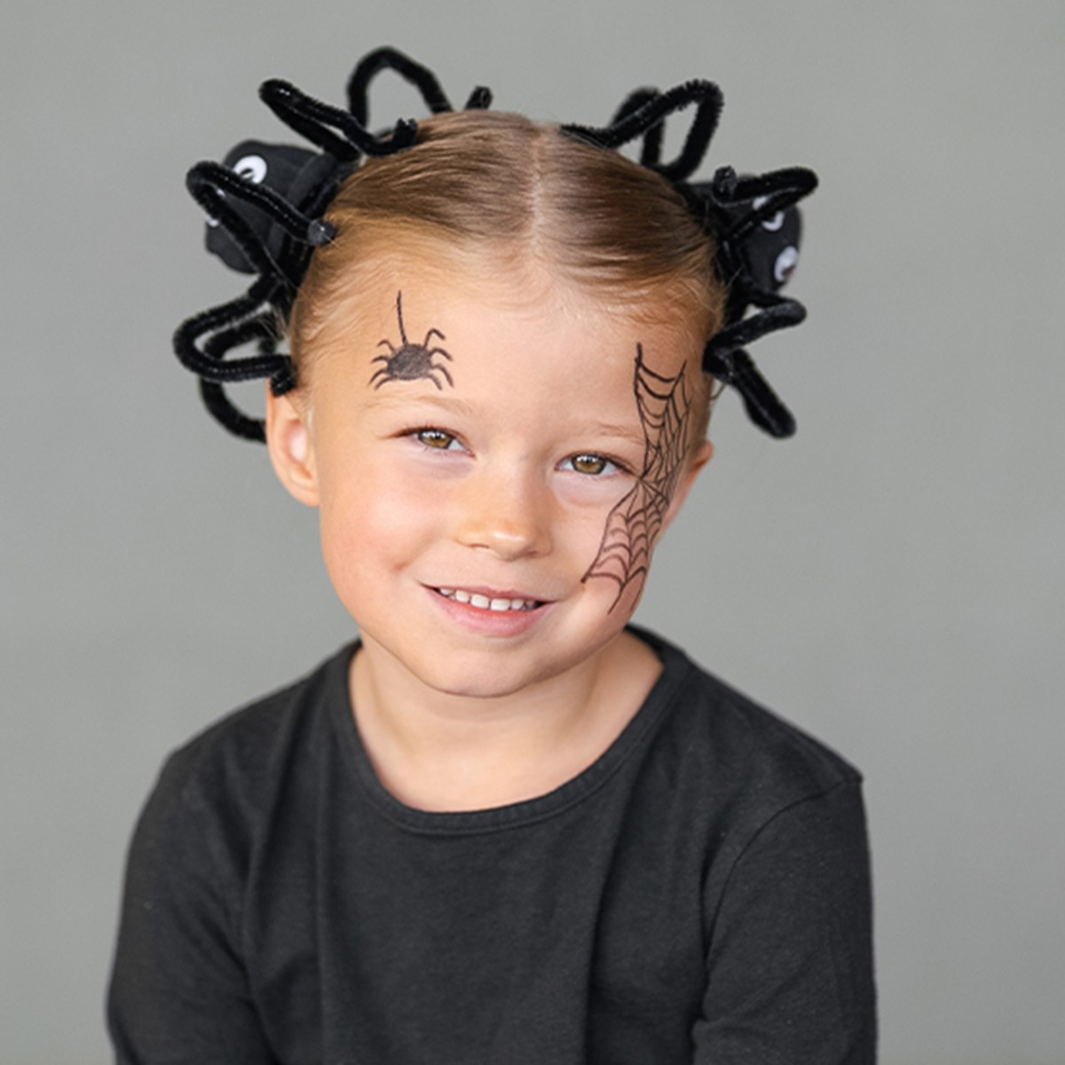 Halloweensky make-up pre deti: Strašidelná pavučina | ACTIVEBEAUTY